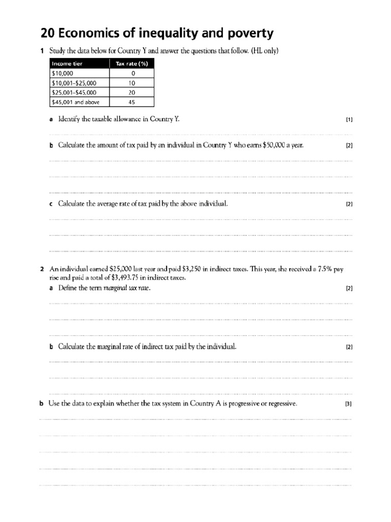 Taxes Worksheet | PDF