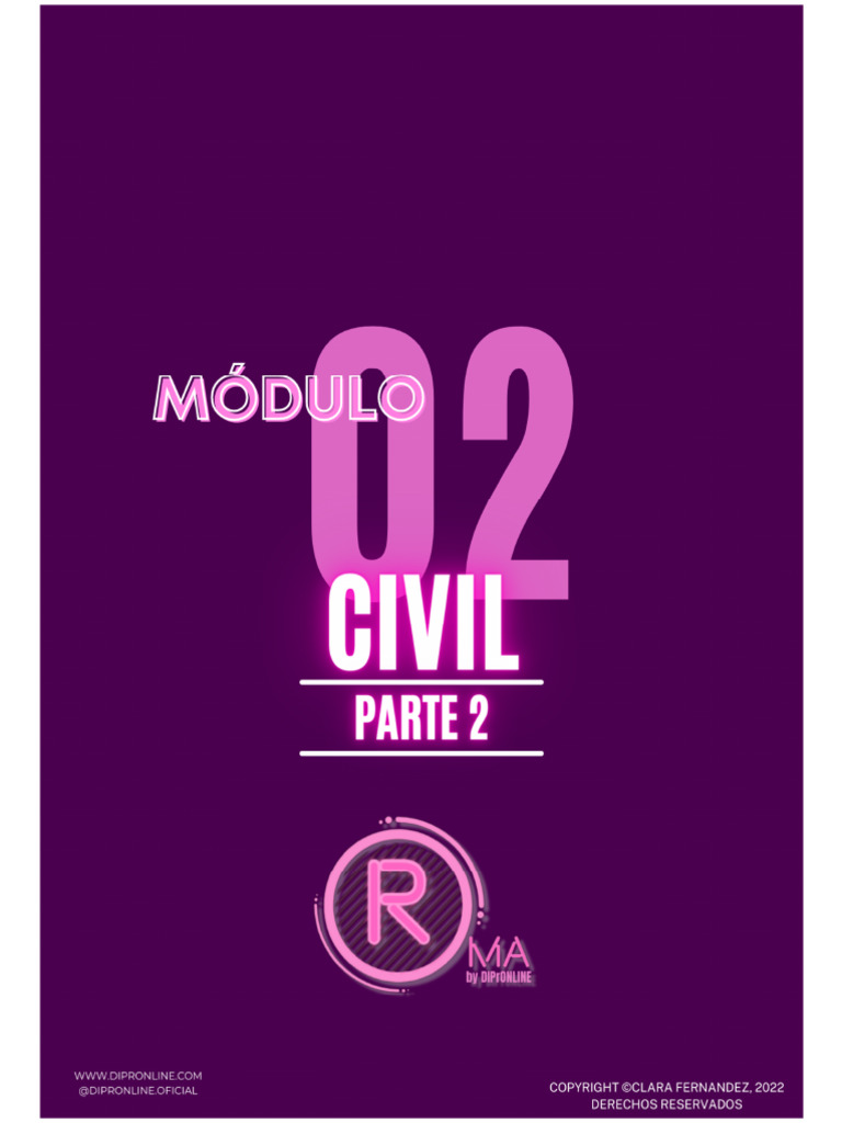 Material Teórico - CIVIL Parte 2 | PDF | Convenio europeo de derechos humanos | Divorcio