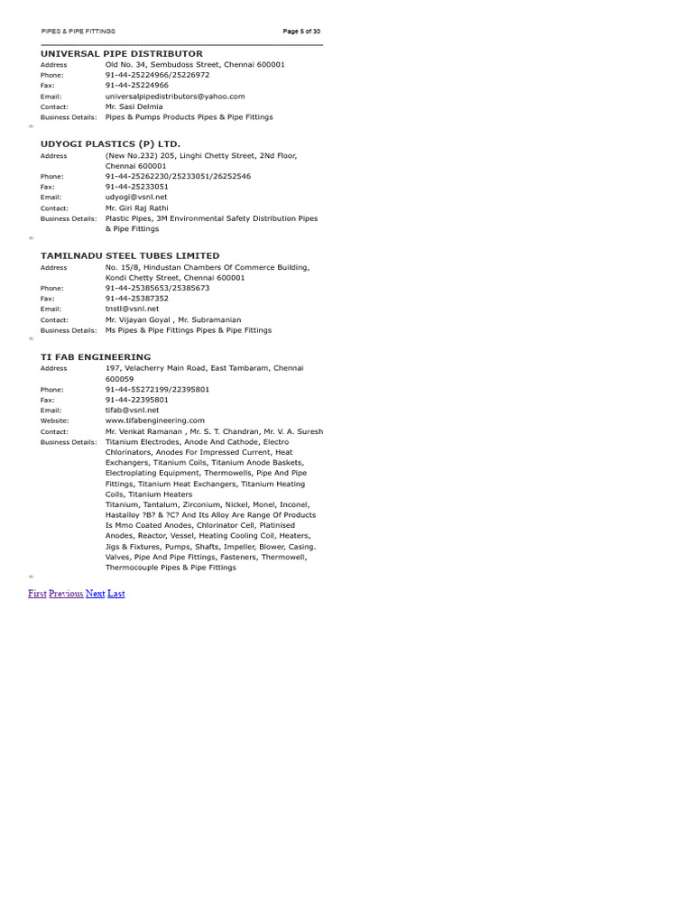 Pipes & Pipe FittingsPage5 | PDF | Pipe (Fluid Conveyance) | Anode