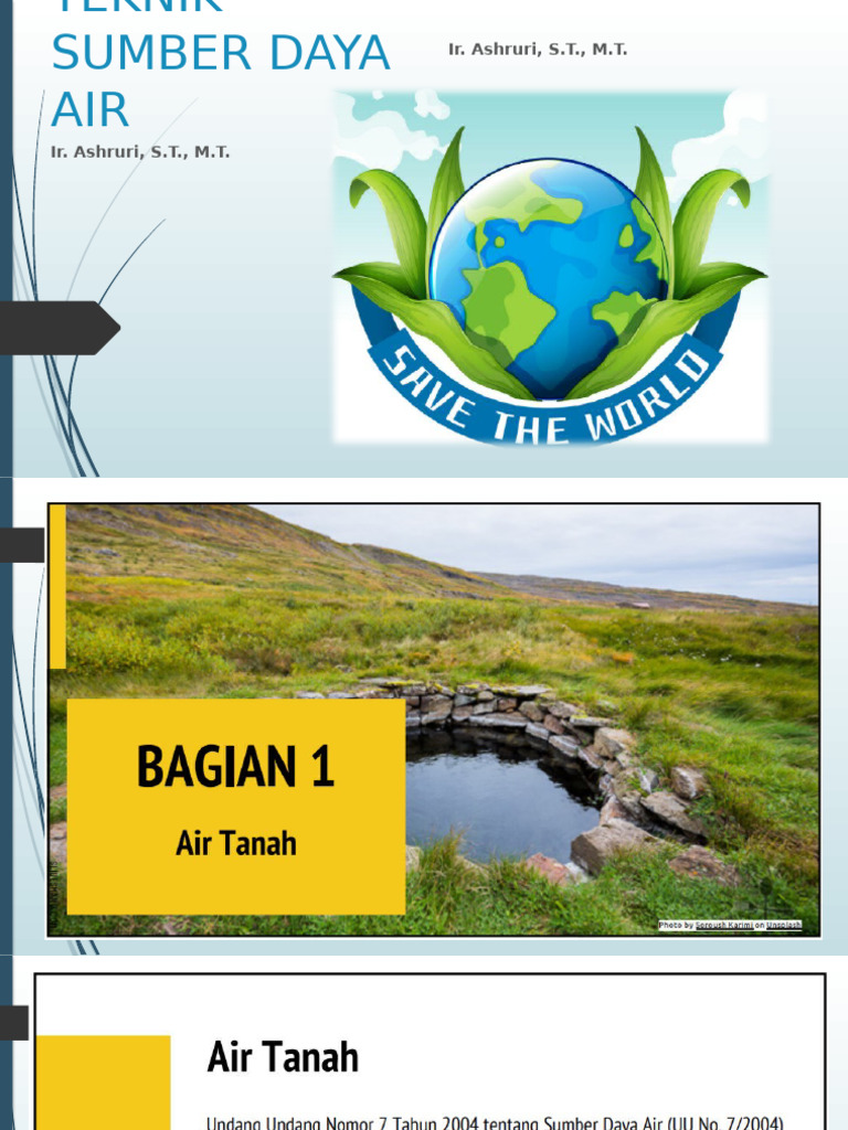 TSDA - (Air Tanah) | PDF