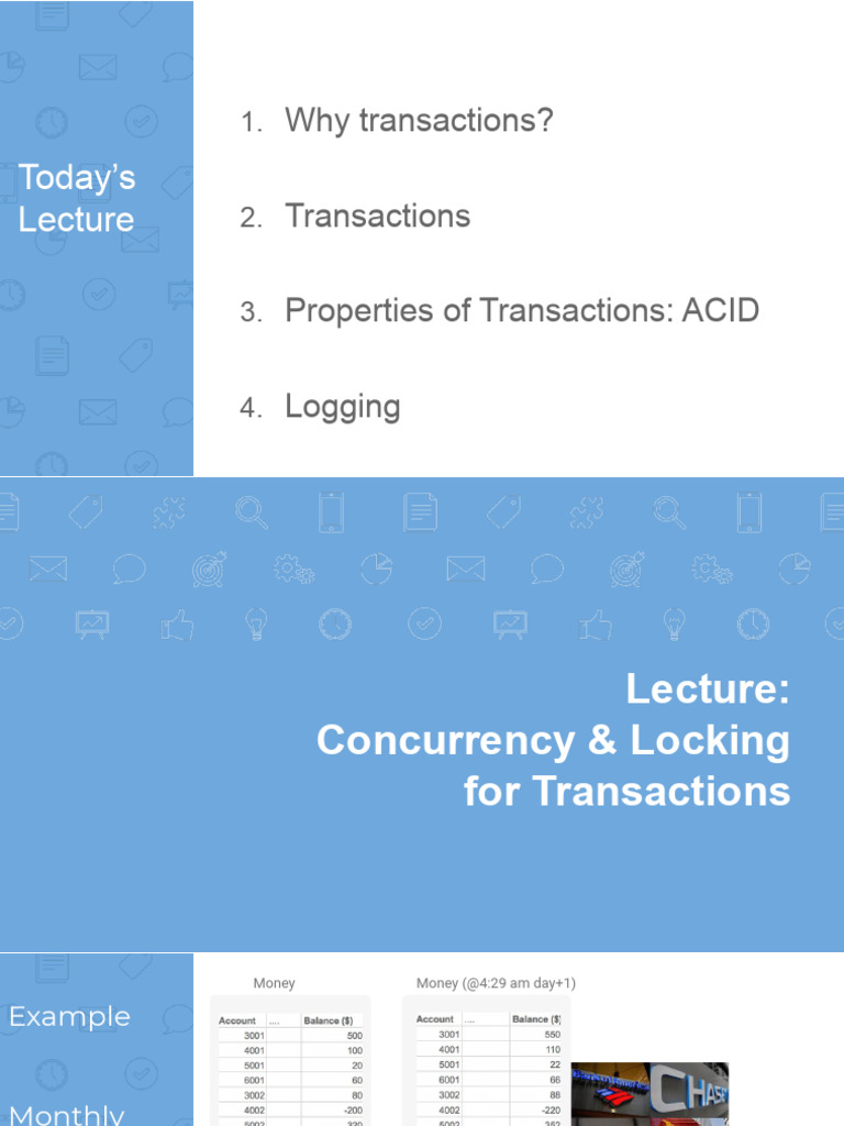 Lectures 13 Transactions Locking 2 | PDF | Distributed Computing | Data Management