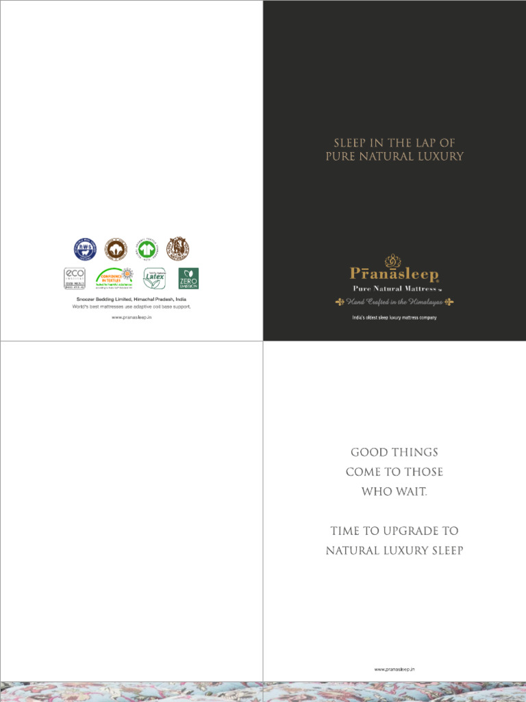 Pranasleep Catalogue 2024 | PDF