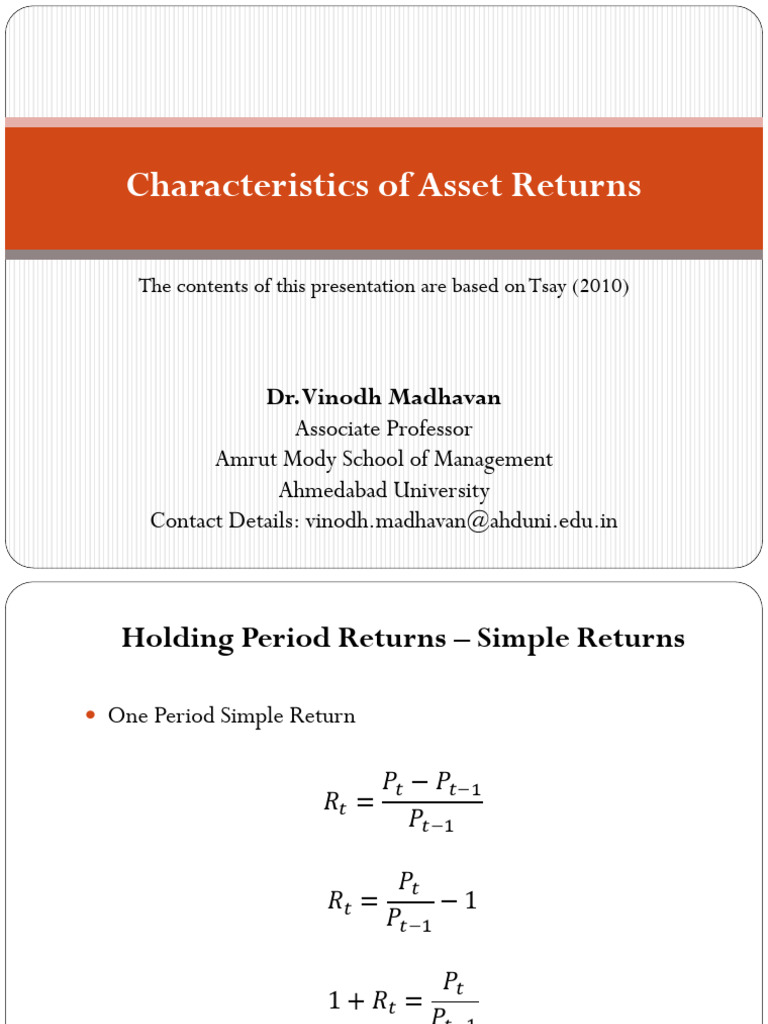 Asset Returns | PDF | Statistical Significance | P Value