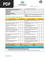 Lifting Plan Sample | PDF | Crane (Machine)
