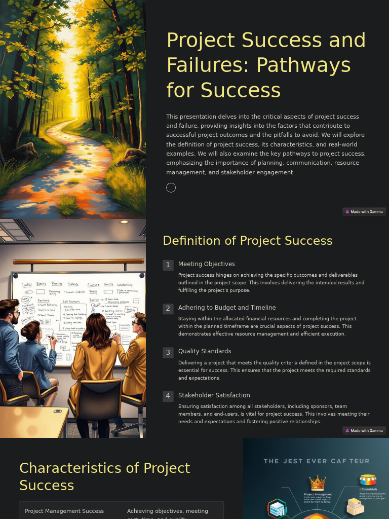 Project Success: Key Factors & Pathways | PDF | Project Management ...