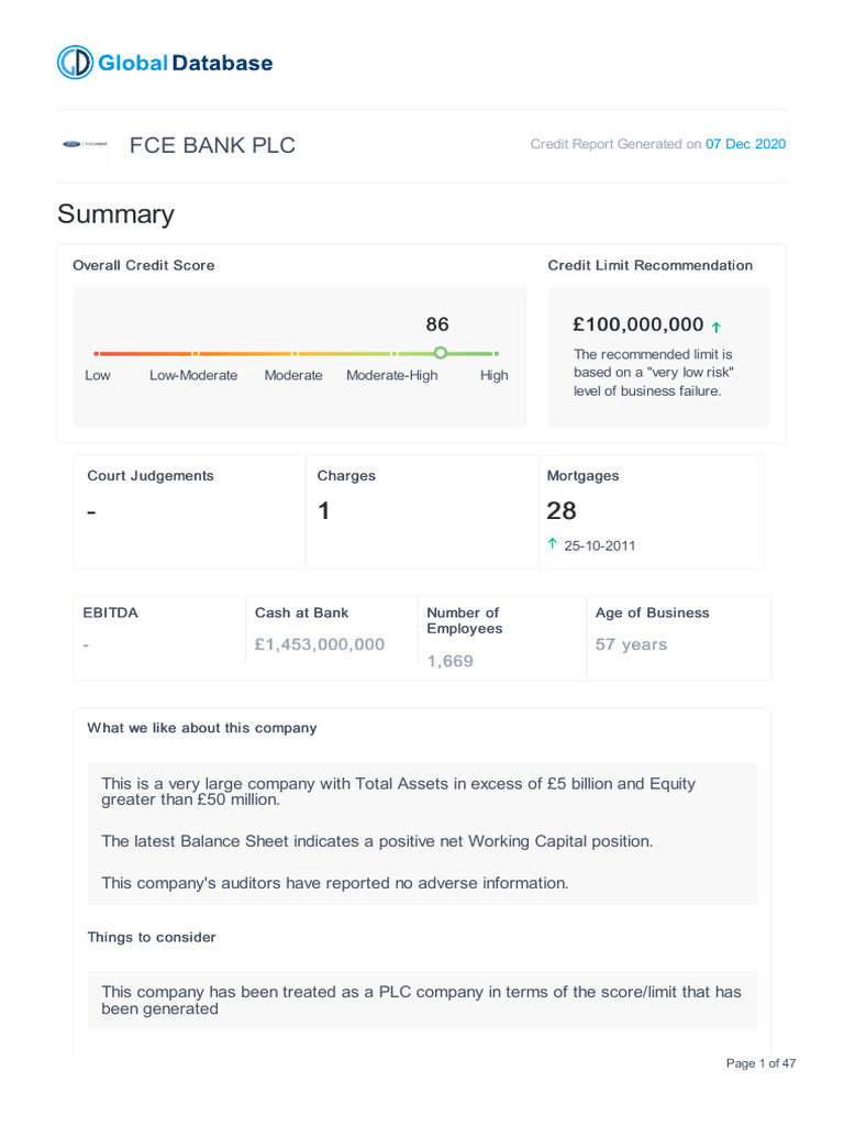 UK Fce-Bank-Plc | PDF | Banks | Balance Sheet