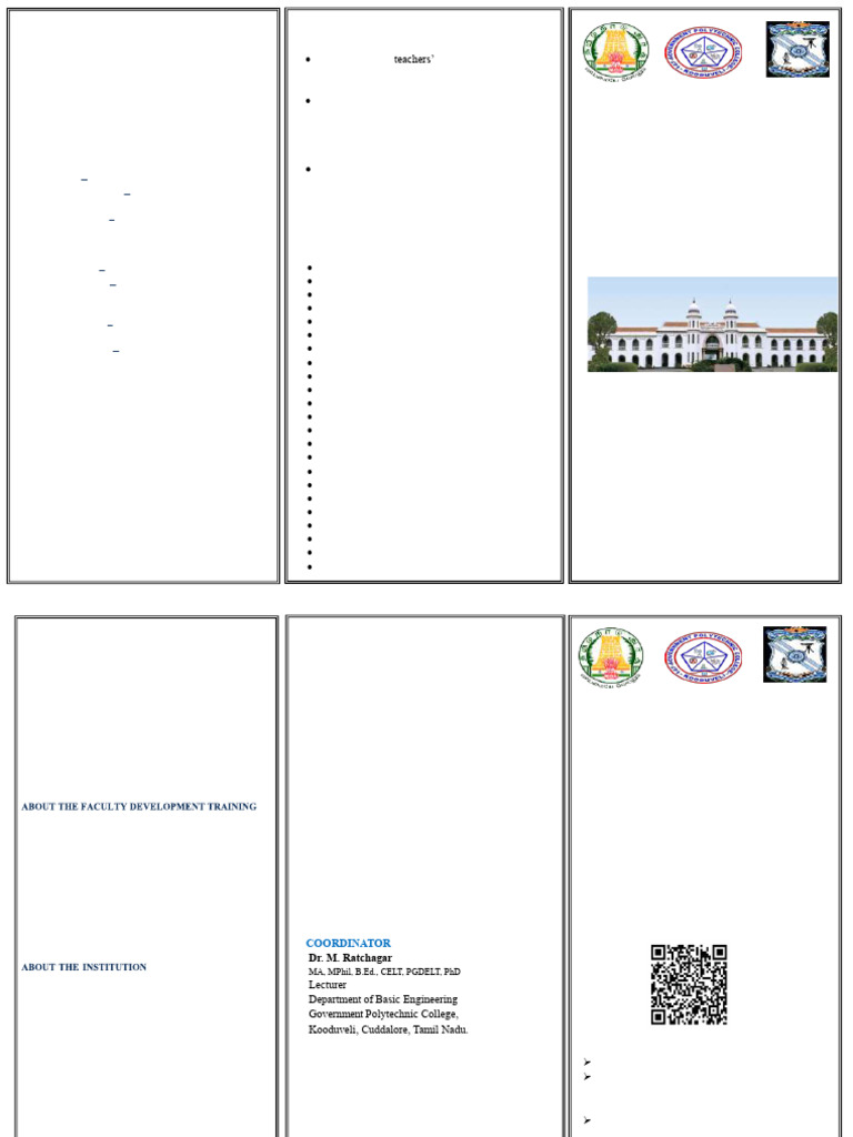 Brouchure - English | PDF | Institute Of Technology | Engineering