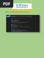 Infosys Springboard - Login Procedure | PDF