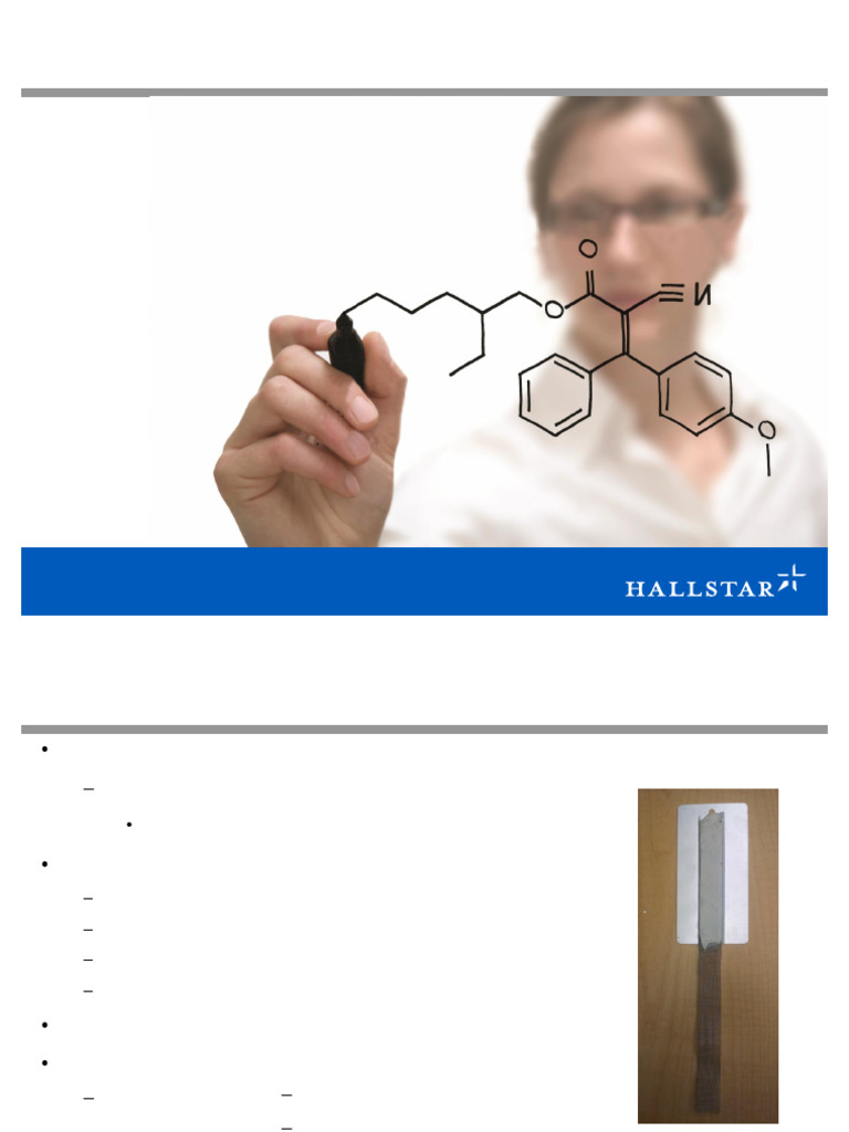 Hallstar Ester Plasticizers for SMP Sealants | PDF | Polymers | Applied ...