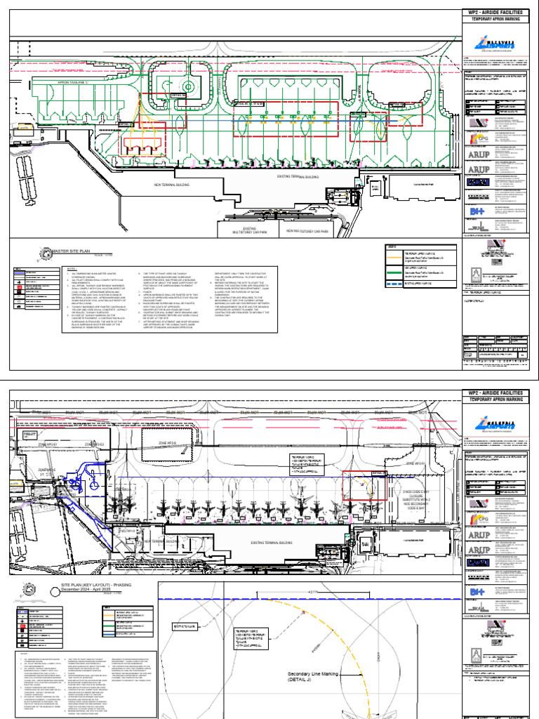 Temporary Apron Marking Drawing | PDF | Aviation