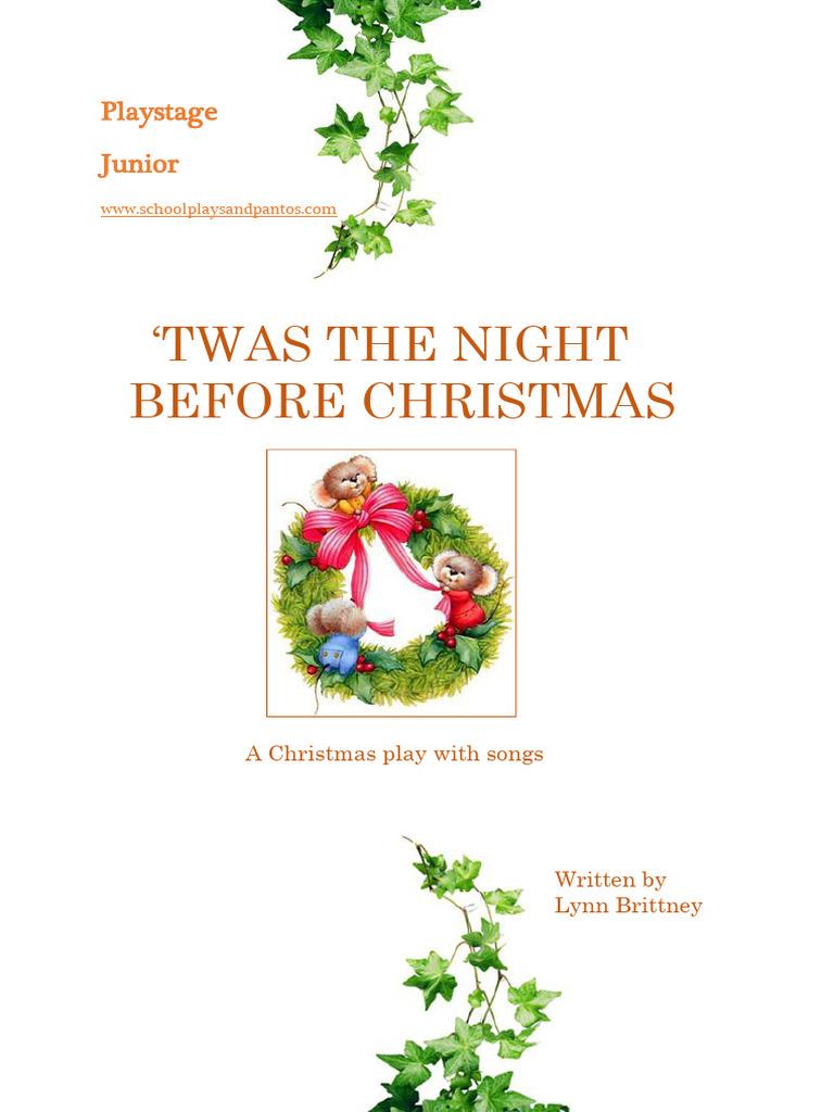 'Twas the Night Before Christmas Play | PDF | Language Arts ...