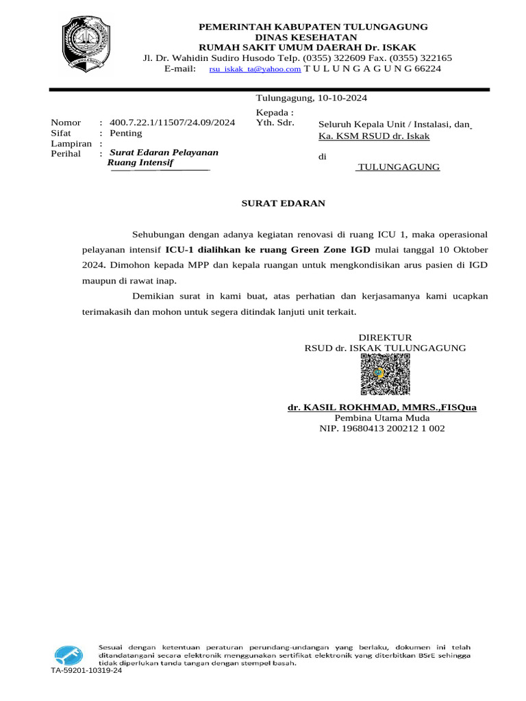 Surat Edaran | PDF