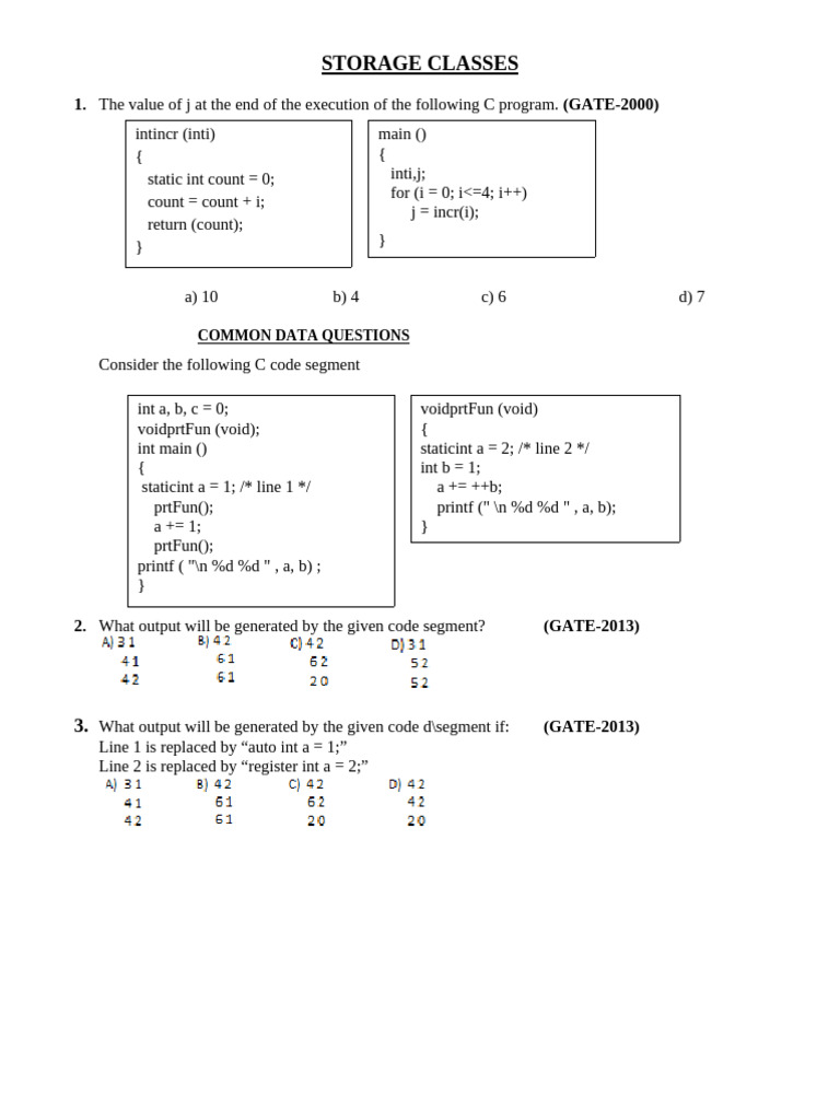 3 Storage Classes | PDF | Systems Architecture | Software