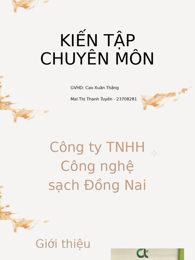 Kien Tap Chuyen Mon - Thanh Tuyen | PDF