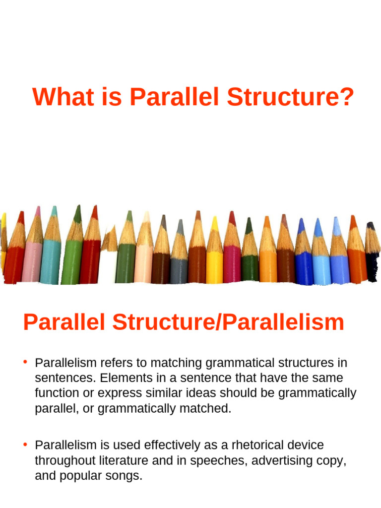 Parallel Thesis Statements | PDF | Foreign Language Studies