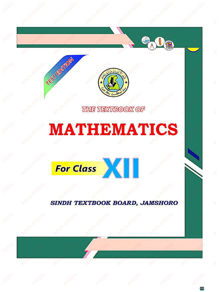 Xii Mathematics Book 2023-24 - Compressed | PDF