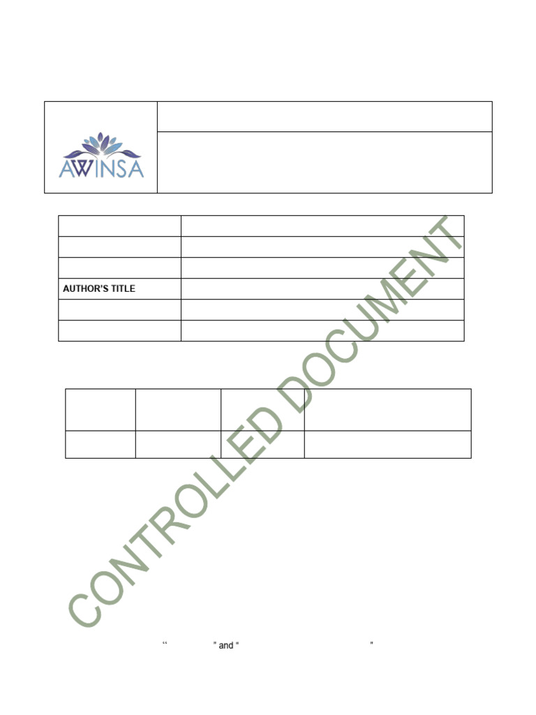 SOP-MW-05-00 - Management of Reference Safety Information (RSI) | PDF ...