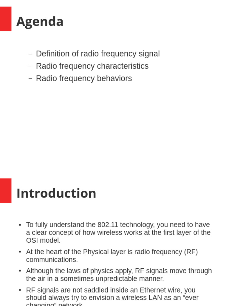 Lecture Note 3x-Radio Frequency Fundamentals | PDF | Wavelength | Electromagnetic Radiation