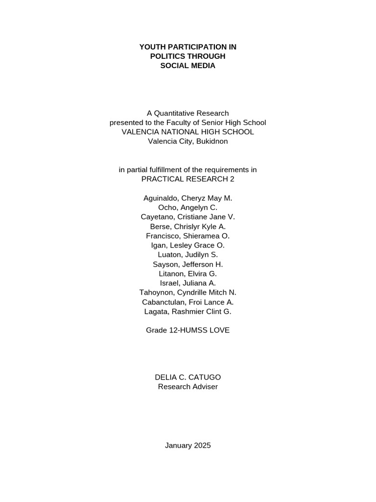 Practical Research 2 Paper Format 1 AutoRecovered 3 | PDF | Social Media | Popular Culture ...