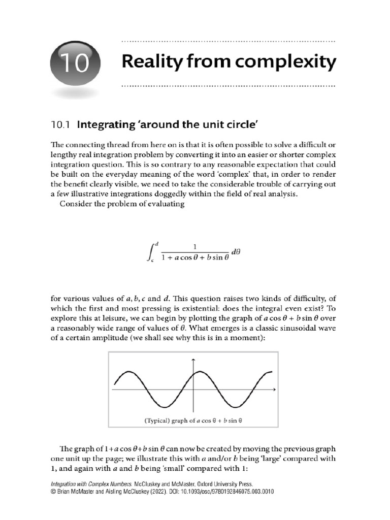 Real From Complex | PDF