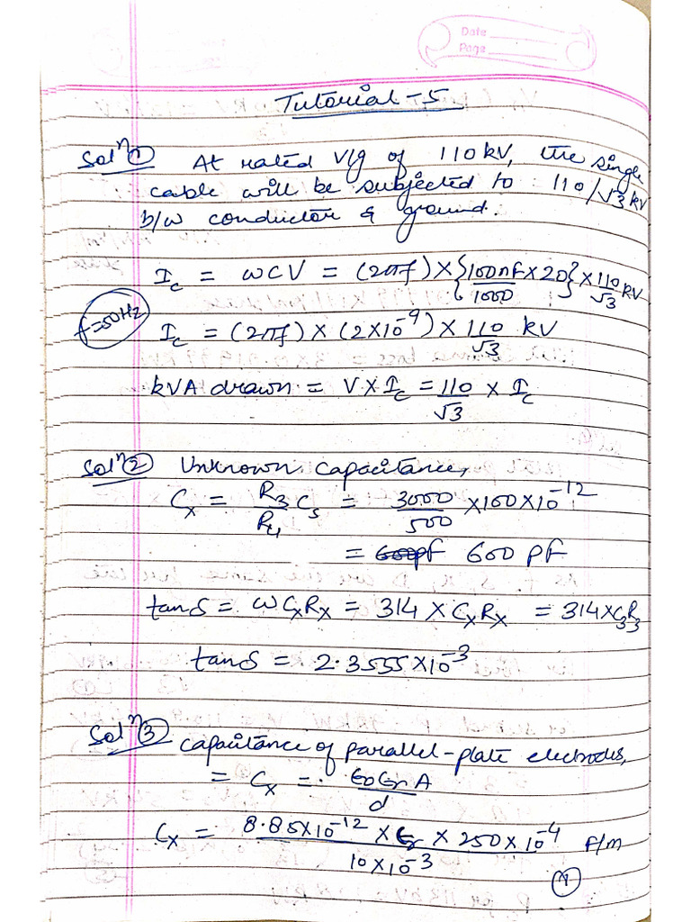 Tutorial-5 Solution | PDF