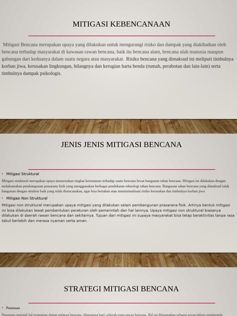 Mitigasi Kebencanaan Clear | PDF