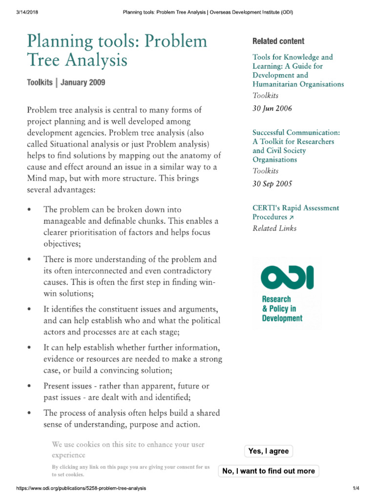 02 Problem Tree Analysis | PDF