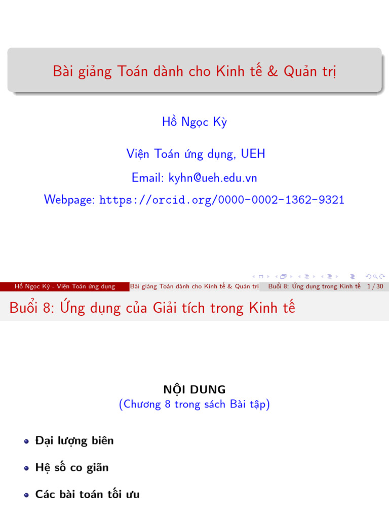 Toan KT QT - Buoi 8 (LMS) | PDF
