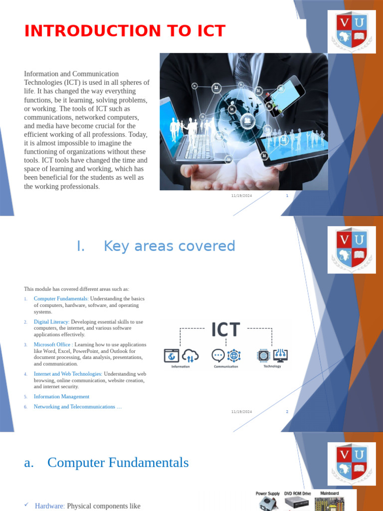 Introduction To ICT | PDF | World Wide Web | Internet & Web