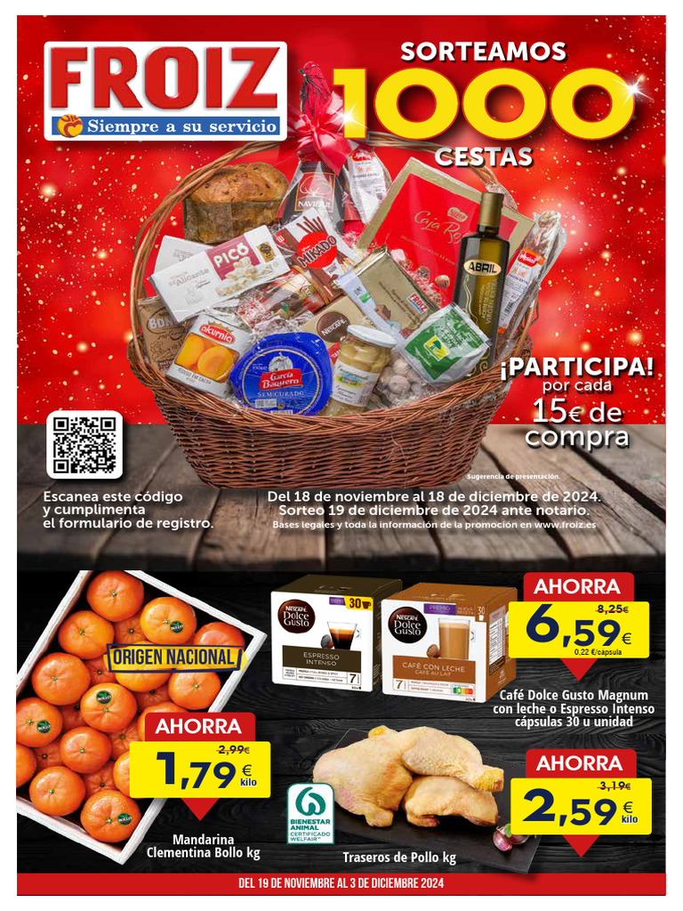 Folleto Promocional Froiz Diciembre 2024 | PDF | Alimentos | Carne