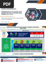 Ringkasan RPJMN Tahun 2025-2029 | PDF