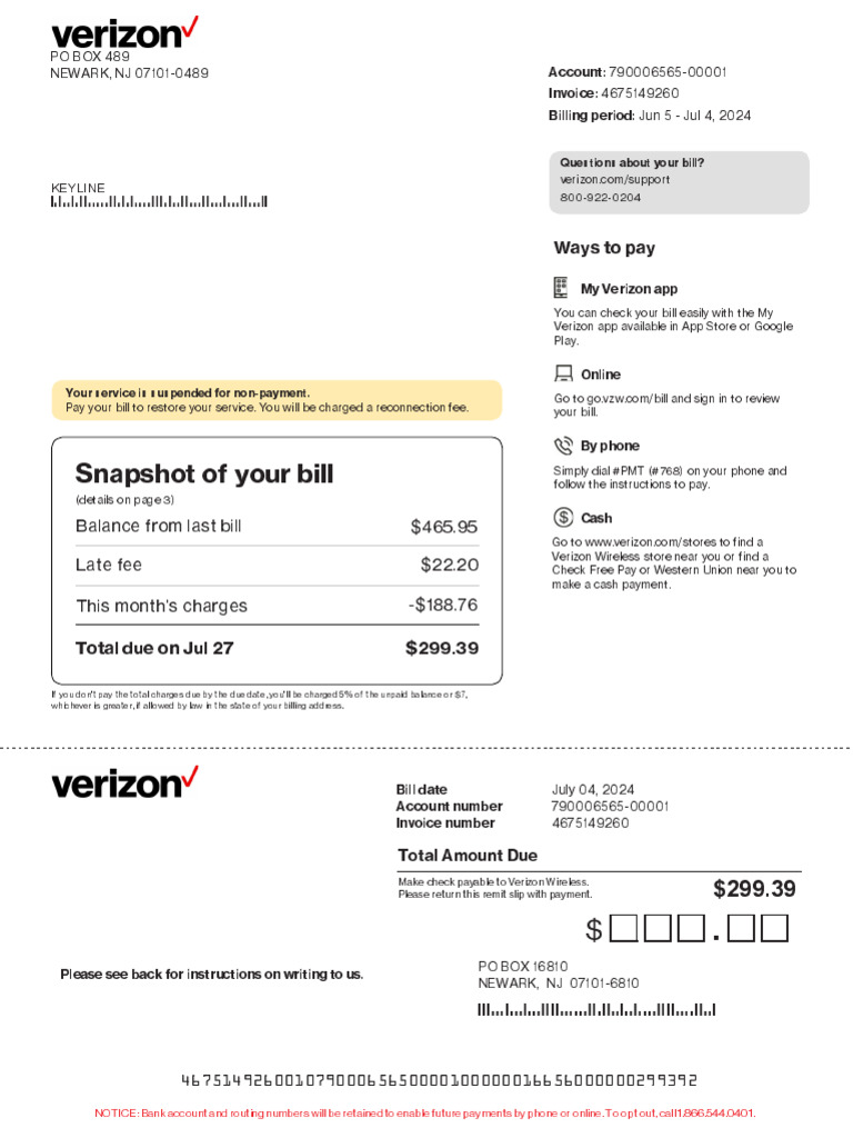 1_updated_Bill PDF | PDF | Fee | I Phone