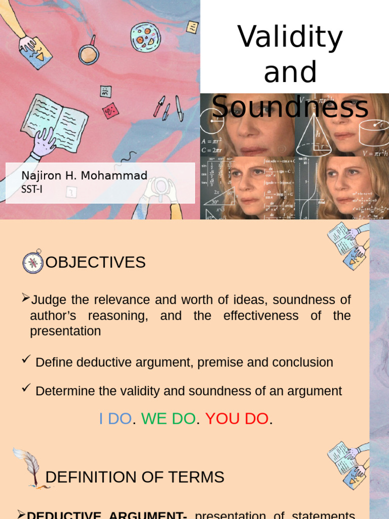 Validity and Soundness | PDF | Argument | Deductive Reasoning