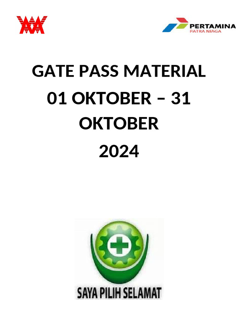Cover Gate Pass | PDF
