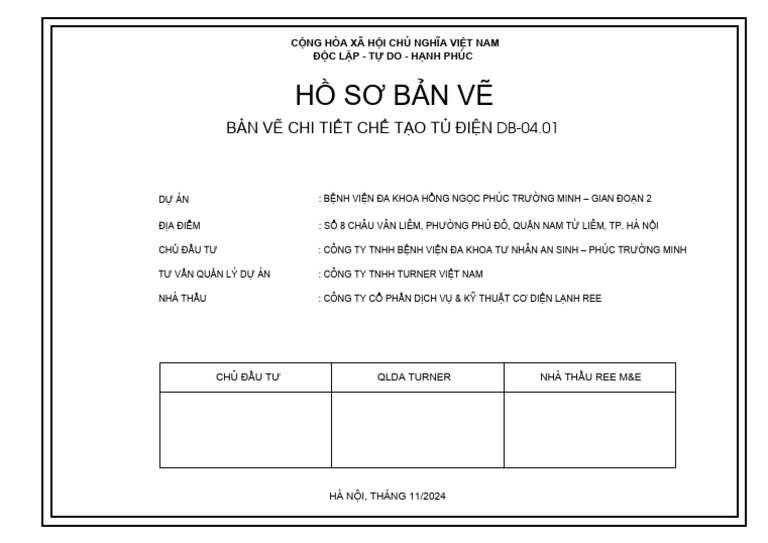 Benh Vien Hong Ngoc DB Xuanpt Rev02-Kh-7 | PDF