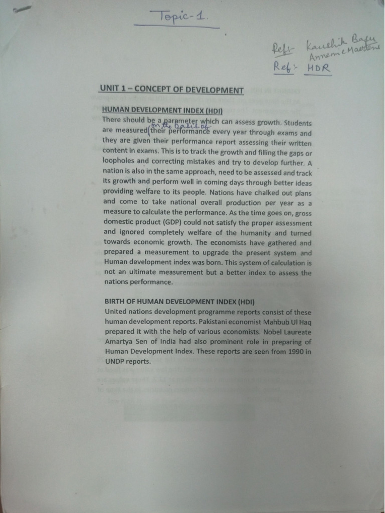 Human Development Index | PDF