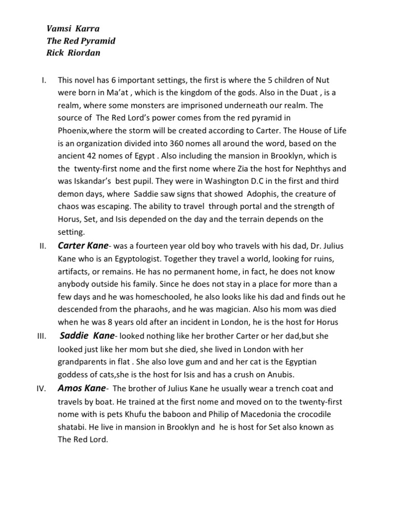 The Red Pyramid Overview | PDF