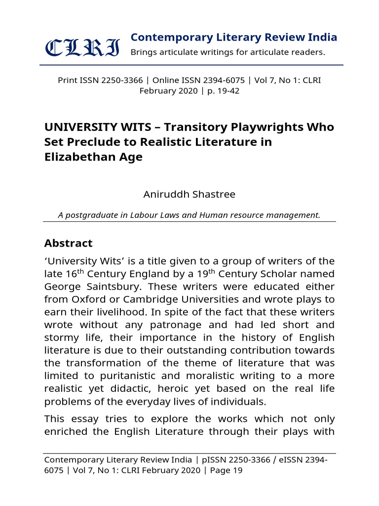 University Wits Web | PDF
