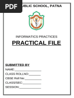 CBSE Class12 IP Practical File 2025-26 | PDF | Sql | Computing