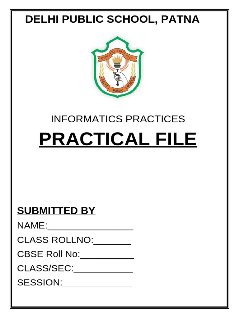 PRACTICAL FILE - XII-Guidelines | PDF | Table (Database) | Computer Programming