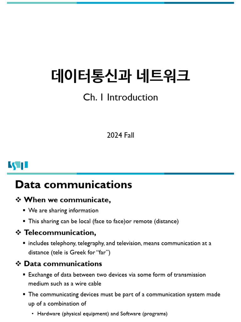 Ch1. Introduction | PDF | Computer Network | Network Topology
