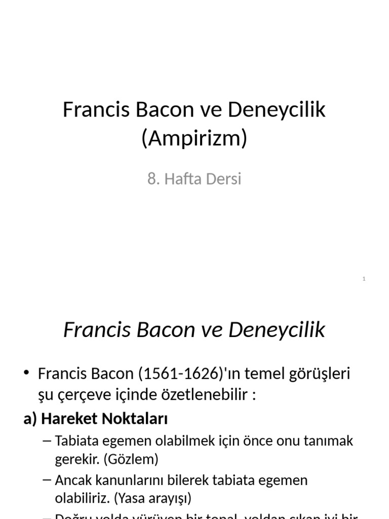 Bacon | PDF