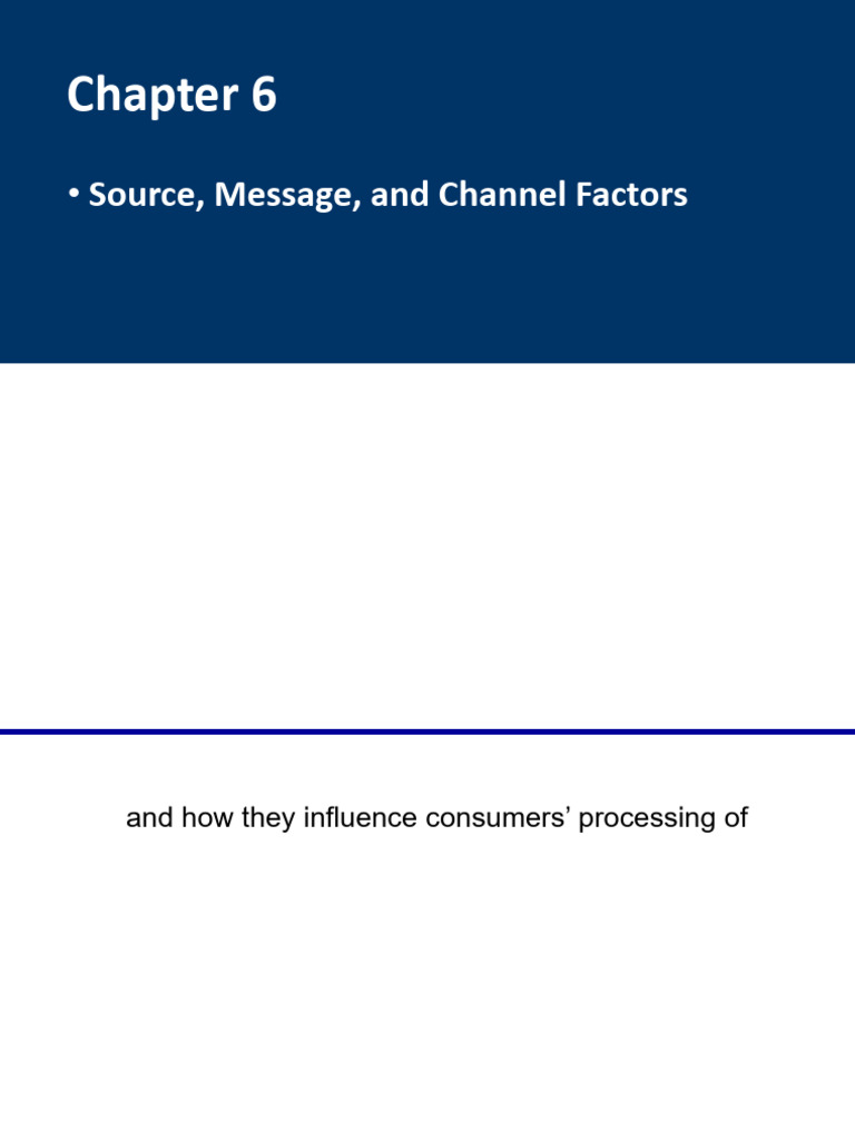 Ch06 Handout (1) | PDF | Persuasion | Credibility