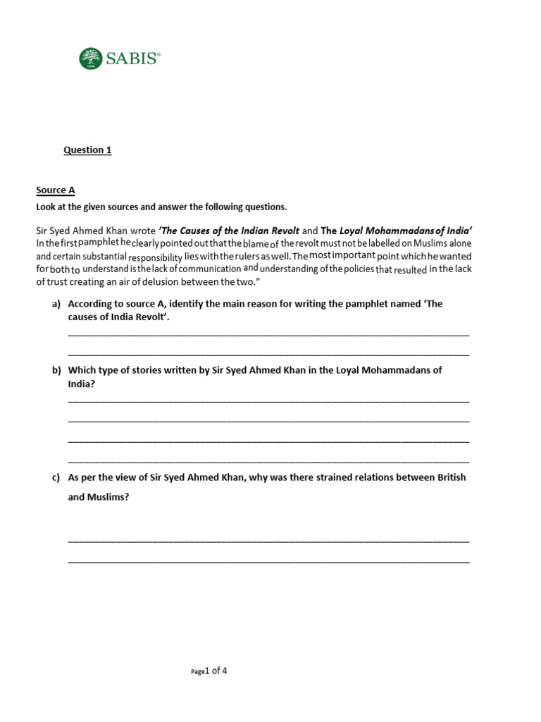 Gr8 t1 Final PKST Revision Sheet | PDF | South Asia | Pakistan