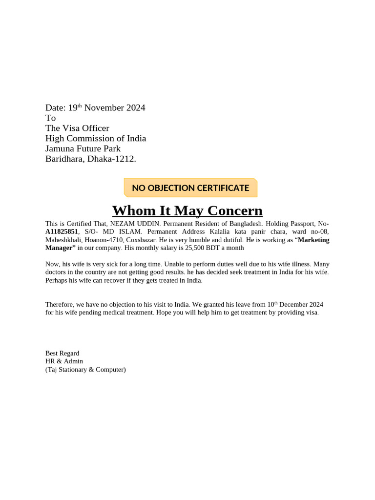 Noc Nizam Uddin | PDF | Career & Growth