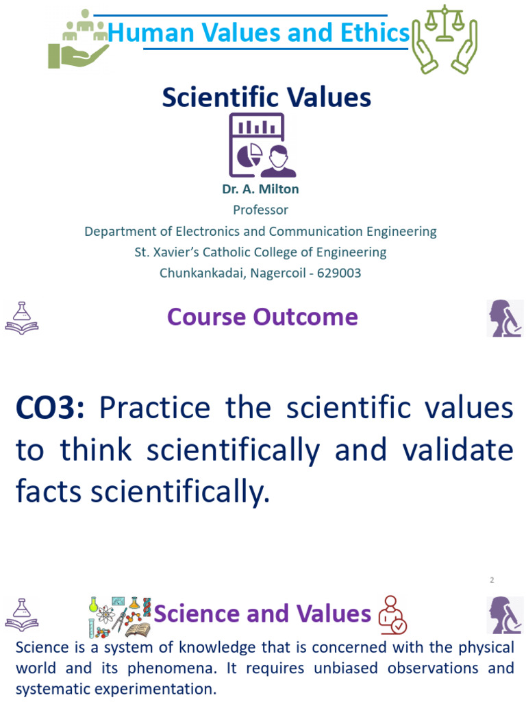 Unit-III Scientific Values | PDF | Rationalism | Hypothesis