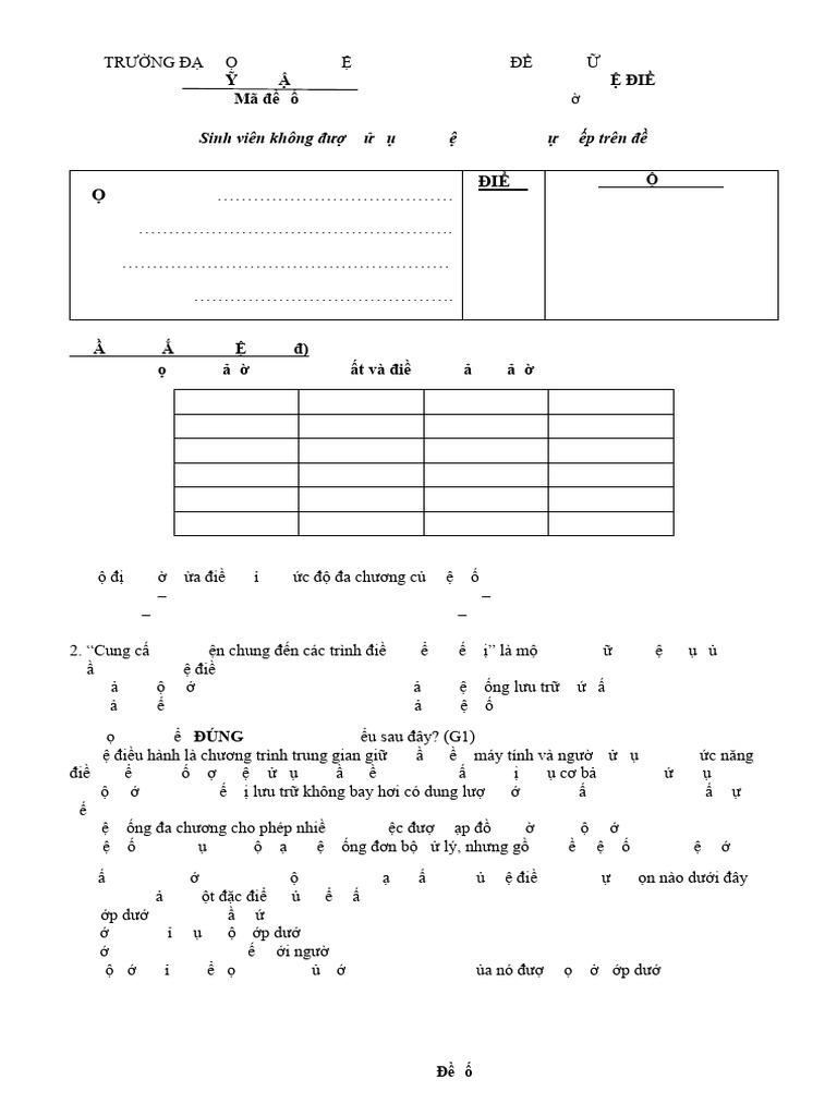 GK HK2 2023-2024 - De1 | PDF
