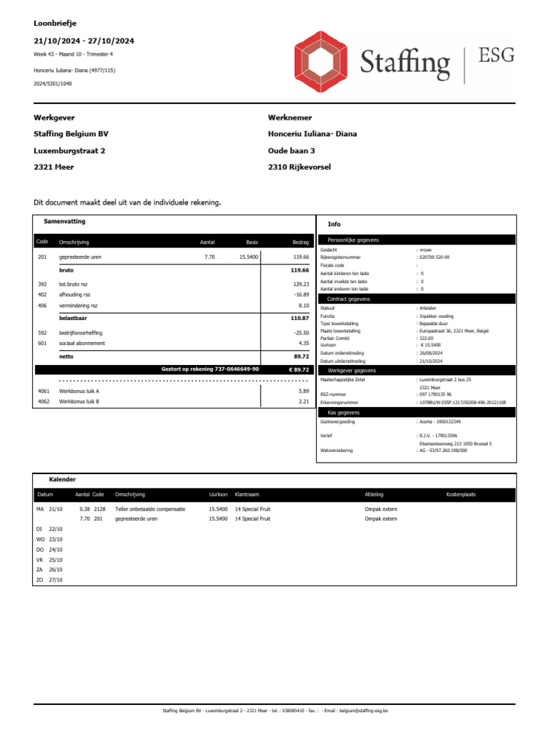 Loonbrief 2024 5301 43 4977 69109 | PDF