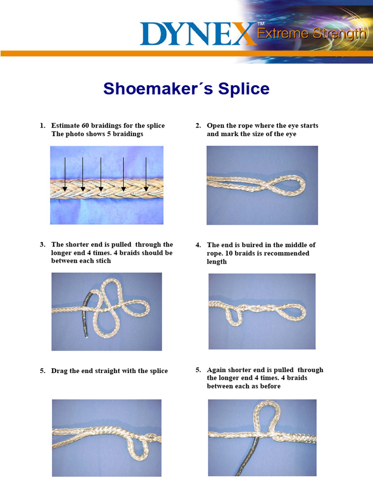 12-Strand Dynex Rope Splicing Guide | PDF | Home & Garden | Art