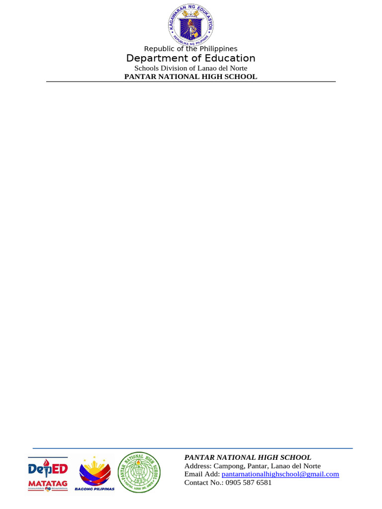 Letter Head Revised 2024 | PDF